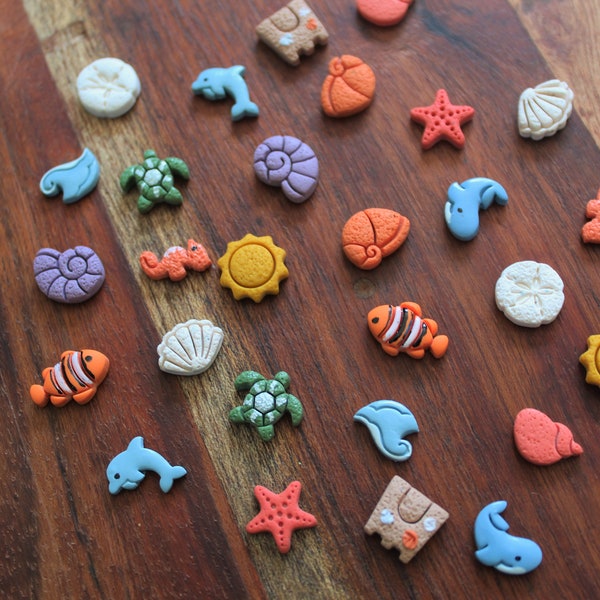 Polymer Clay Beach - Etsy