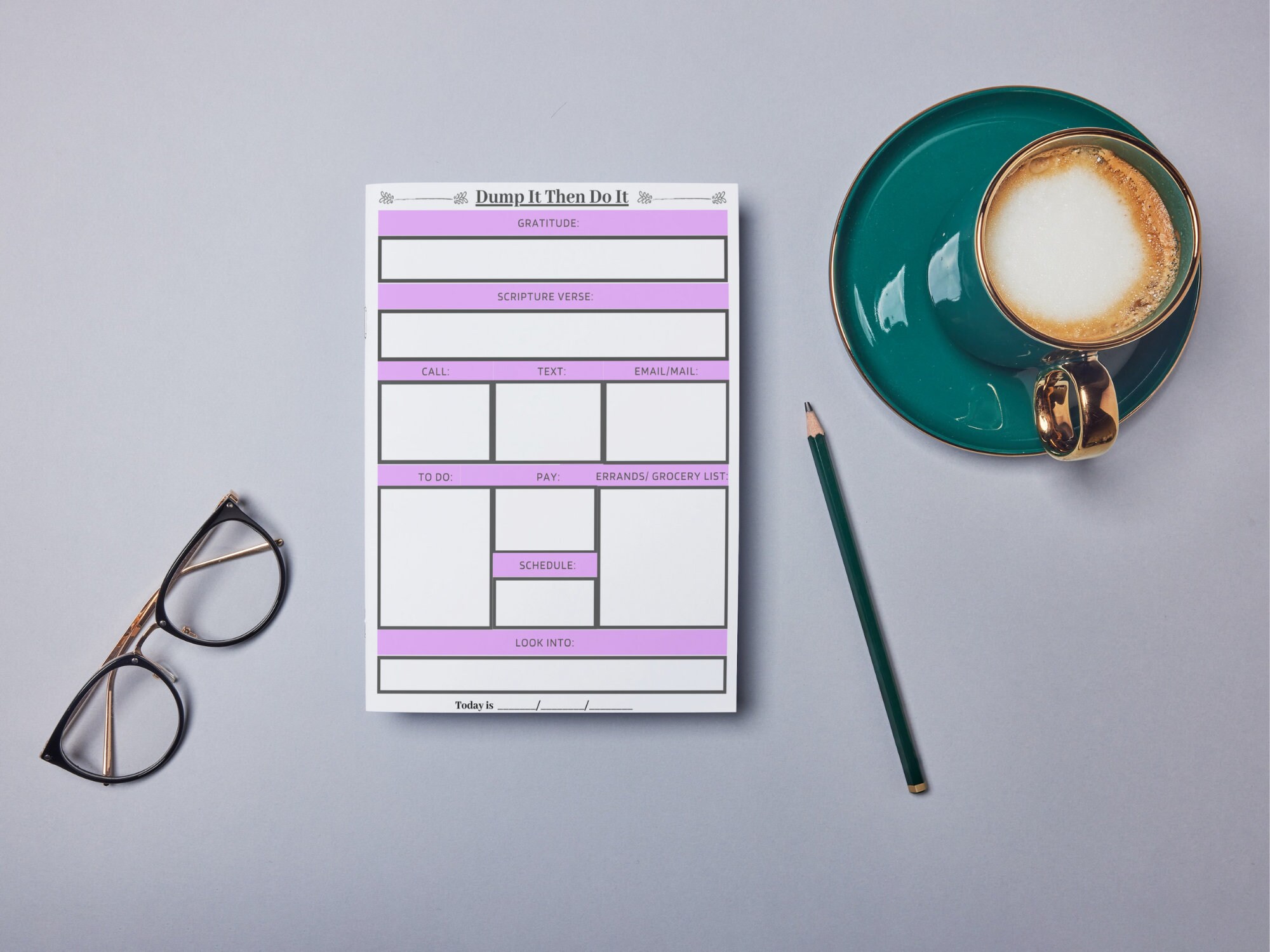 Brain Dump, Printable Checklist, Instant Download - Etsy Canada