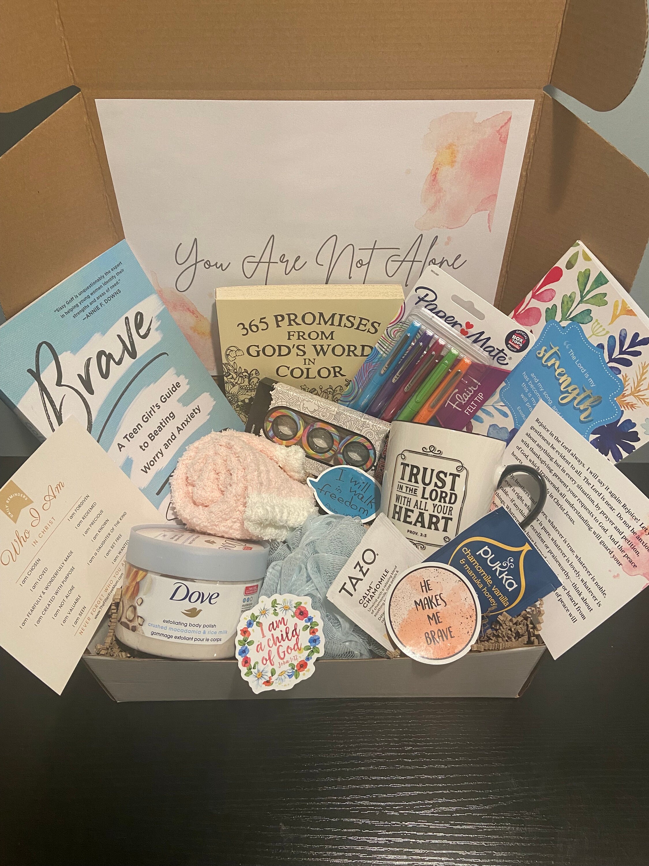 Ultimate Anxiety Teen Girl Christian Care Package, FAST SHIPPING - Etsy
