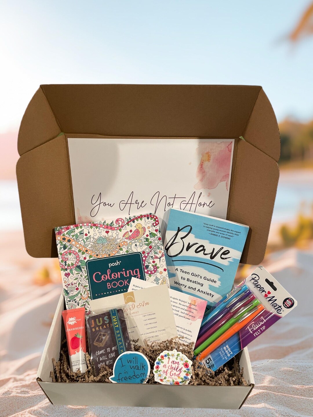 Christian Teen Girl Anxiety Blessing Box Care Package - Etsy