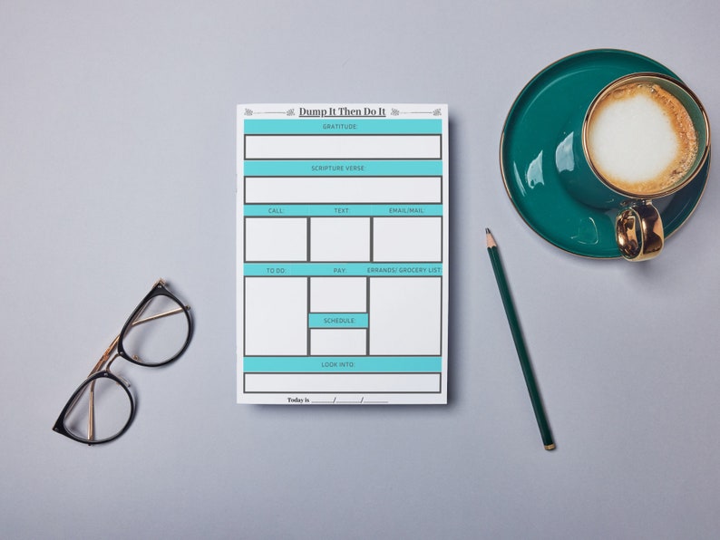Brain Dump Printable Checklist Instant Download - Etsy