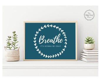 Take A Moment to Breathe Instant Printable Digital Download - Etsy