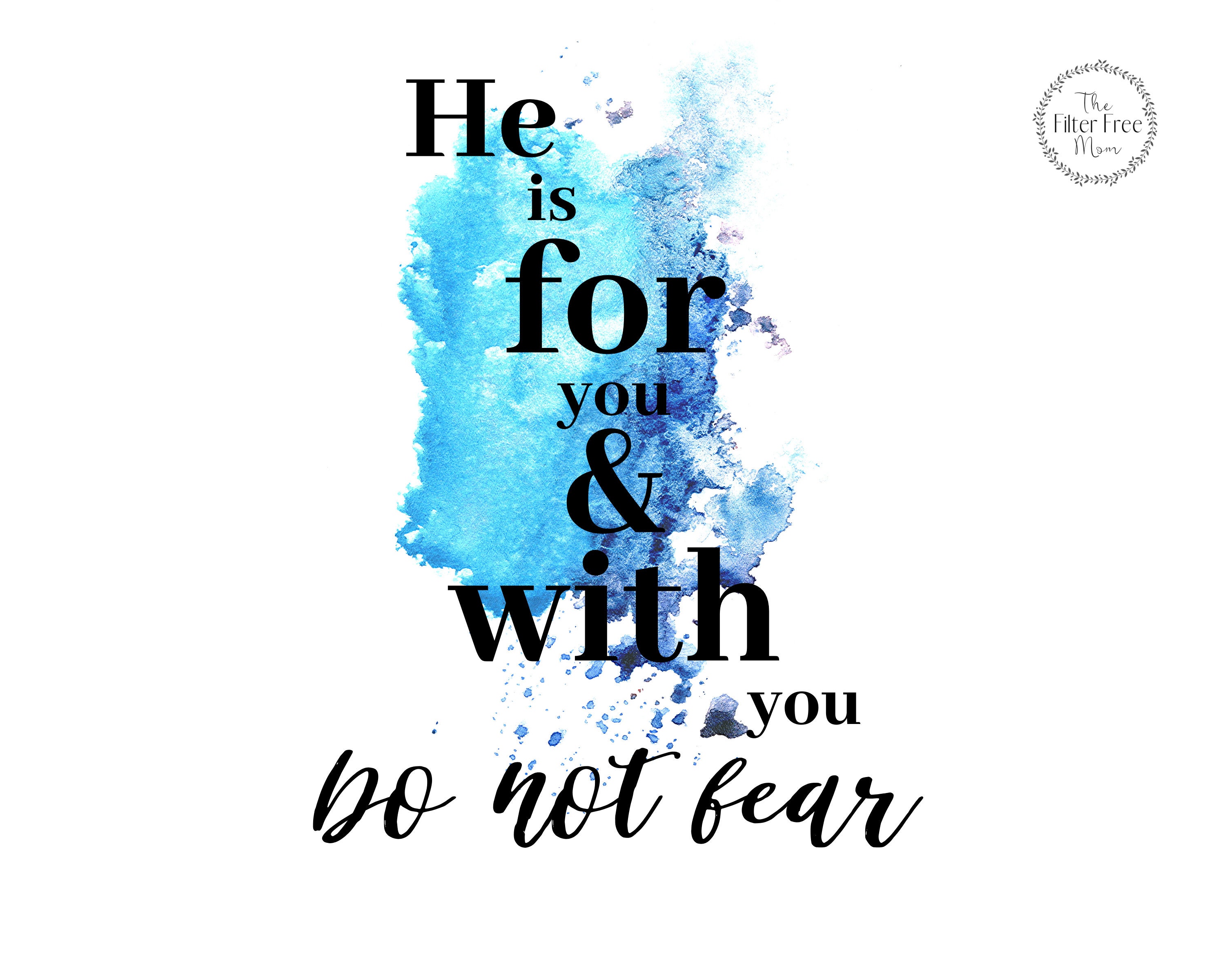 Do Not Fear, Christian Printable, Instant Download - Etsy