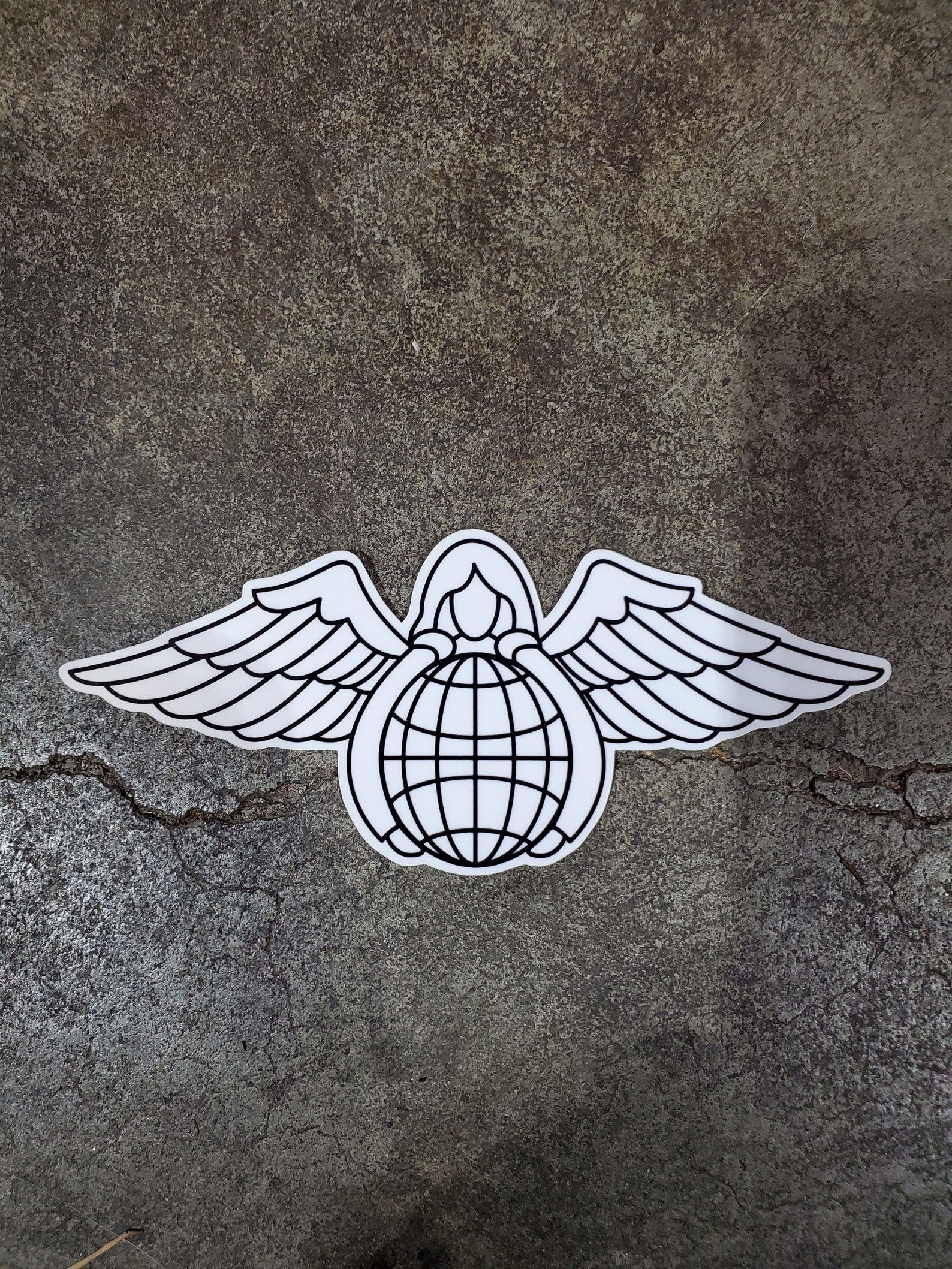 USAF PARARESCUE Angel 5 inch wings Decal | Etsy