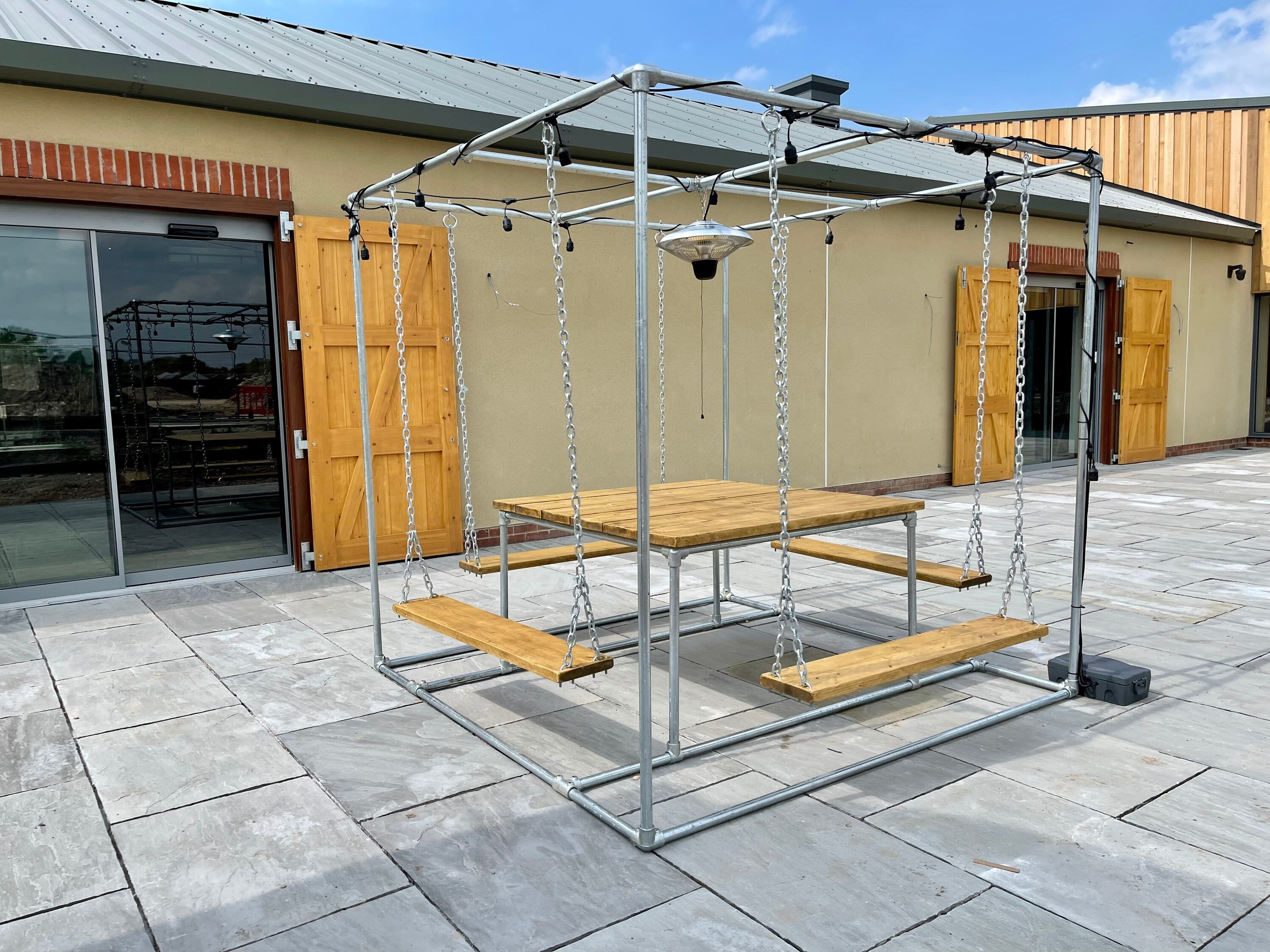 Outdoor Seating Set Swing Pod - Etsy UK