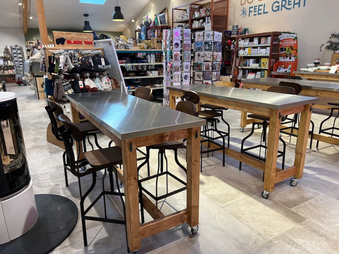 Stainless Steel Workbenches/ Kitchen Island - Etsy UK