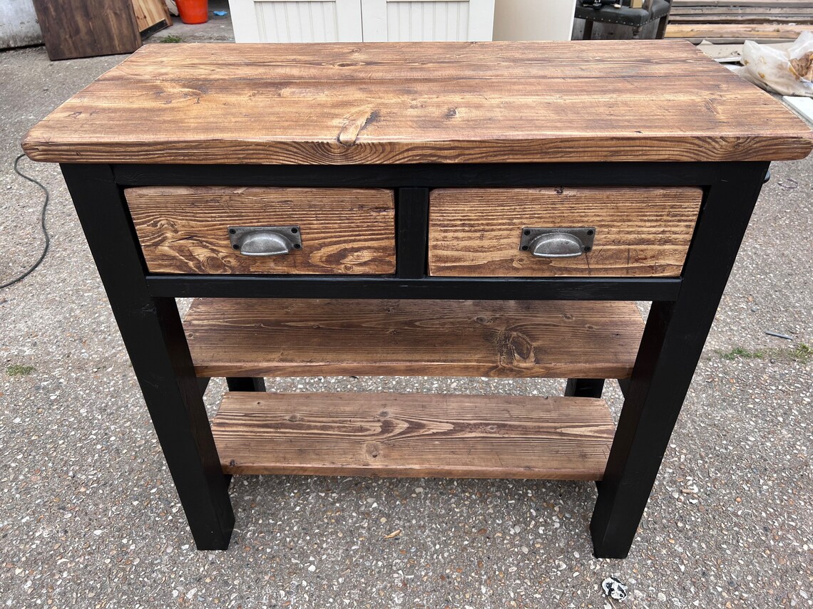 Rustic Farmhouse Mini Island - Etsy