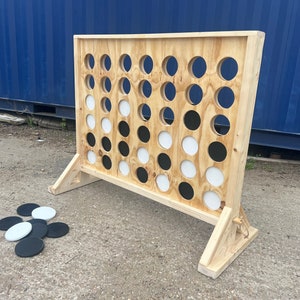 Giant Connect Four Garden Game - Etsy UK