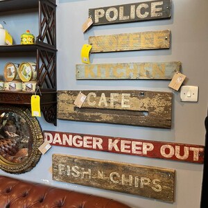 Bespoke Vintage Hand Made Signs - Etsy UK