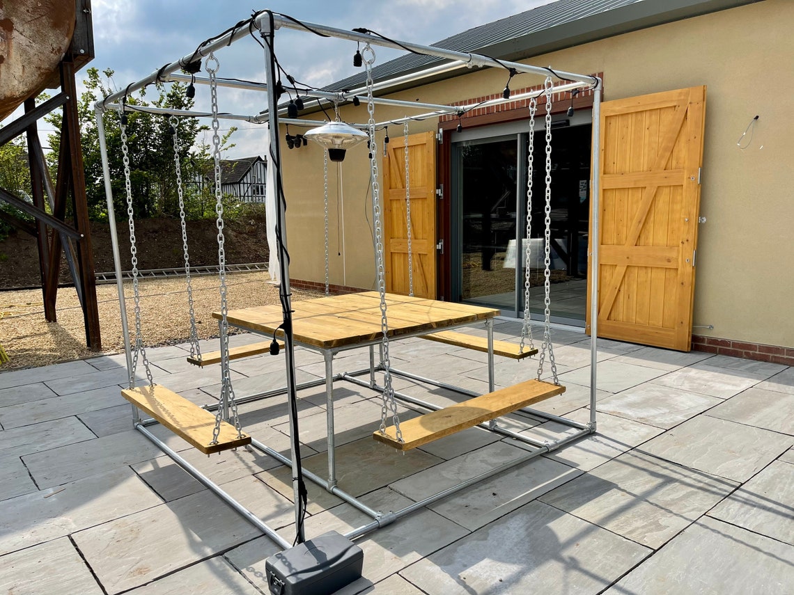 Outdoor Seating Set Swing Pod - Etsy UK