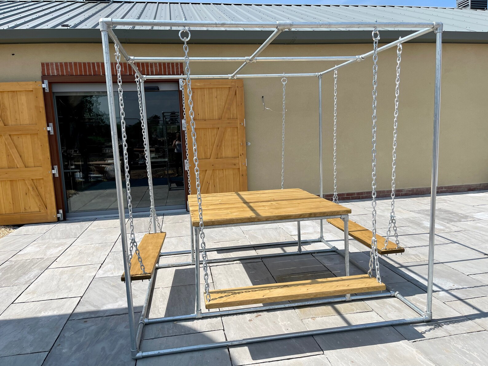 Outdoor Seating Set Swing Pod - Etsy UK