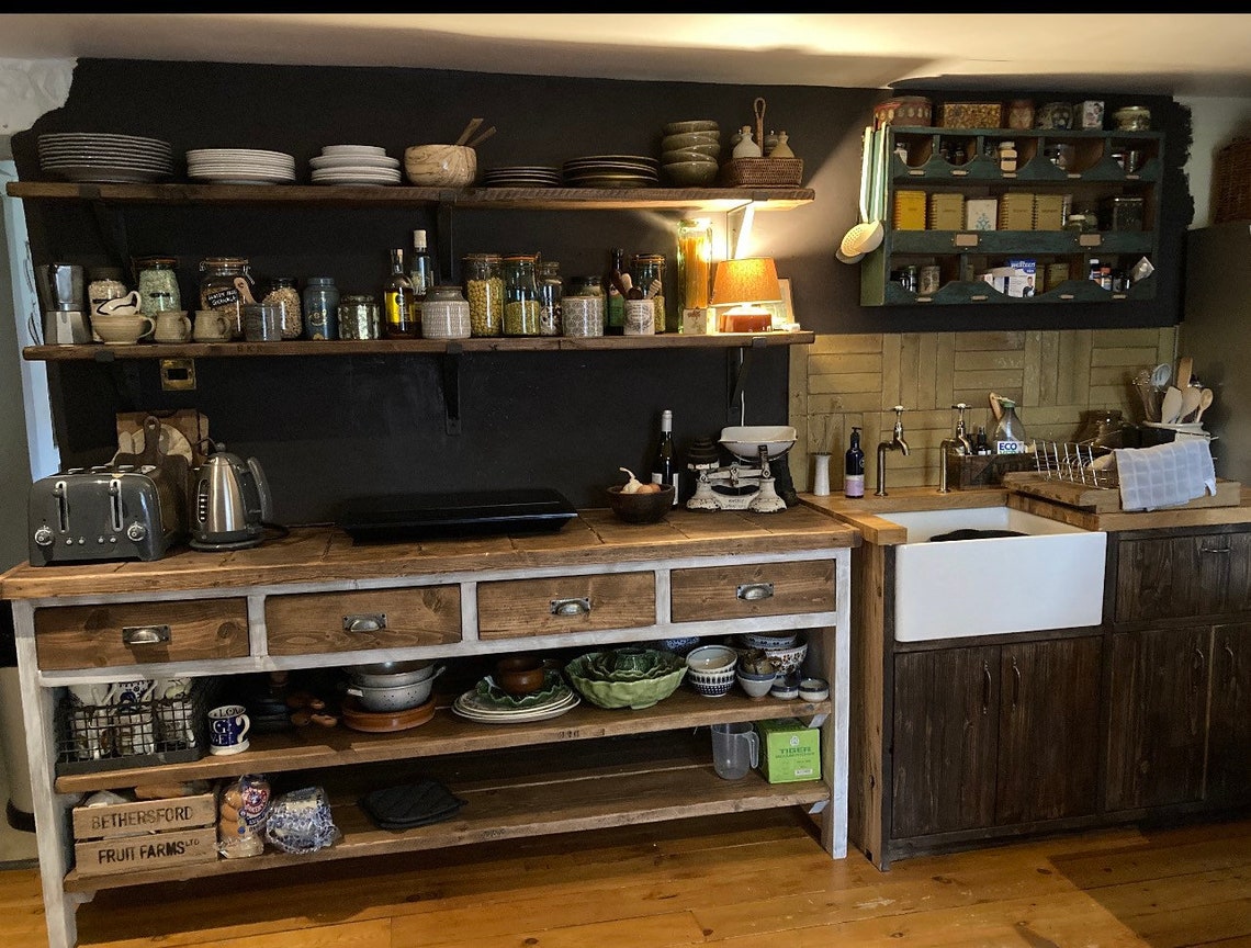 Large Kitchen Island - Etsy UK