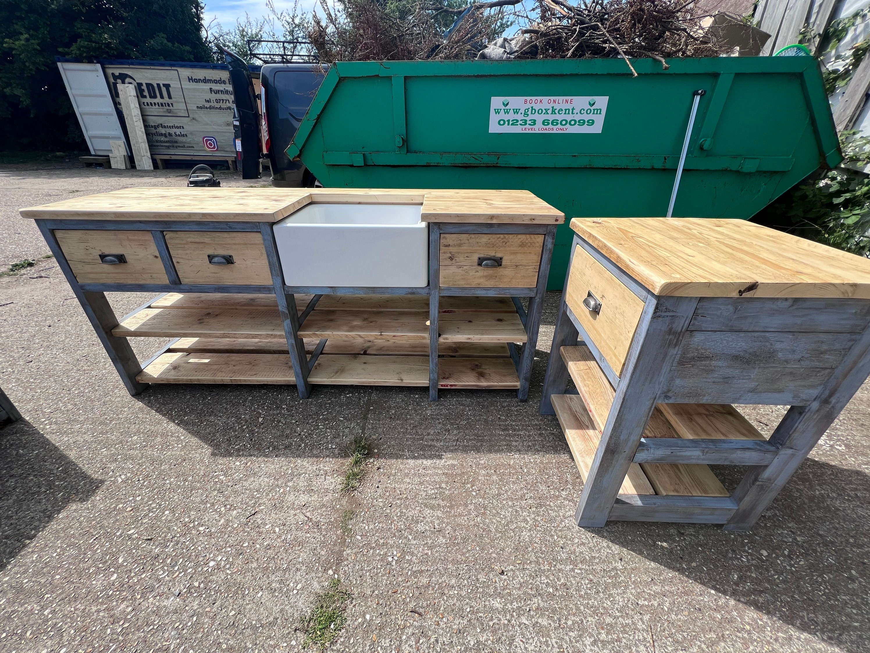 Full Bespoke Freestanding Kitchen Set Up - Etsy