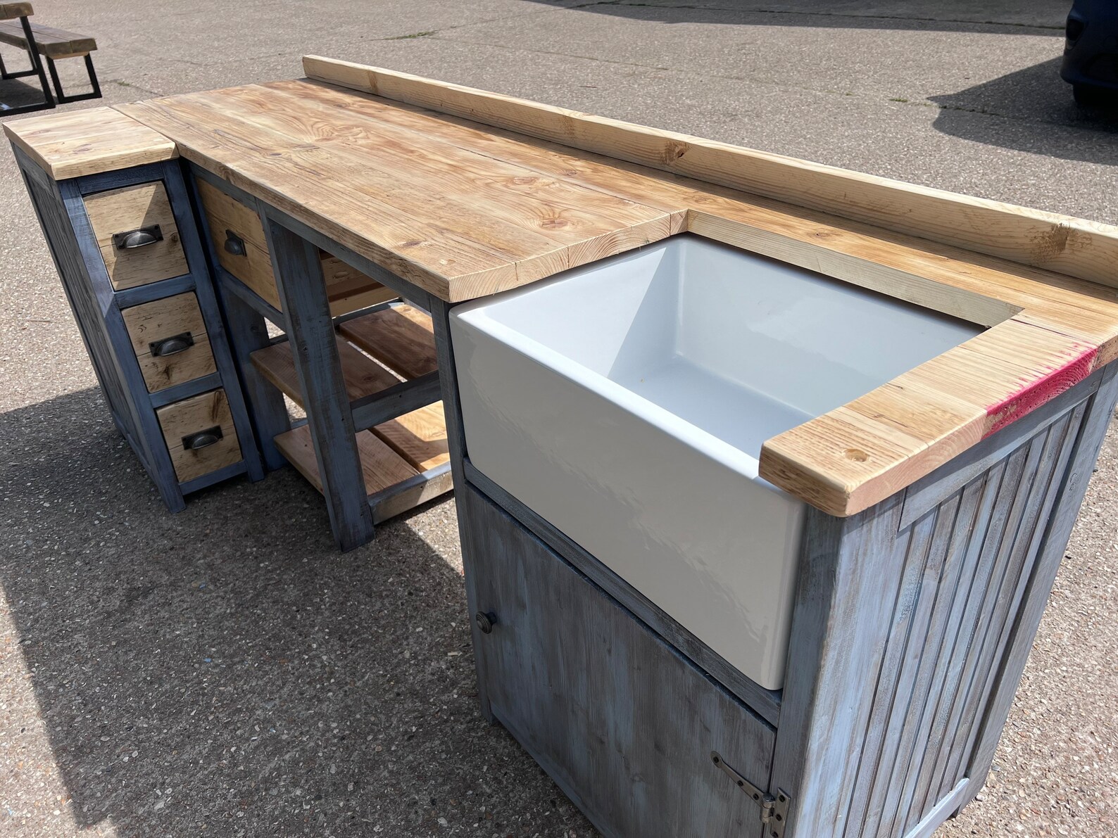 Bespoke Complete Freestanding Kitchen Set Up - Etsy UK