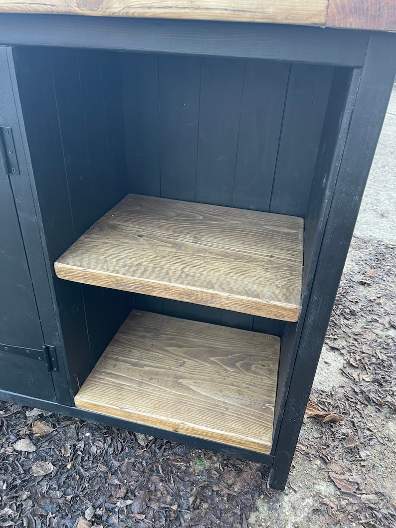 Rustic Farmhouse Bespoke Kitchen Island - Etsy