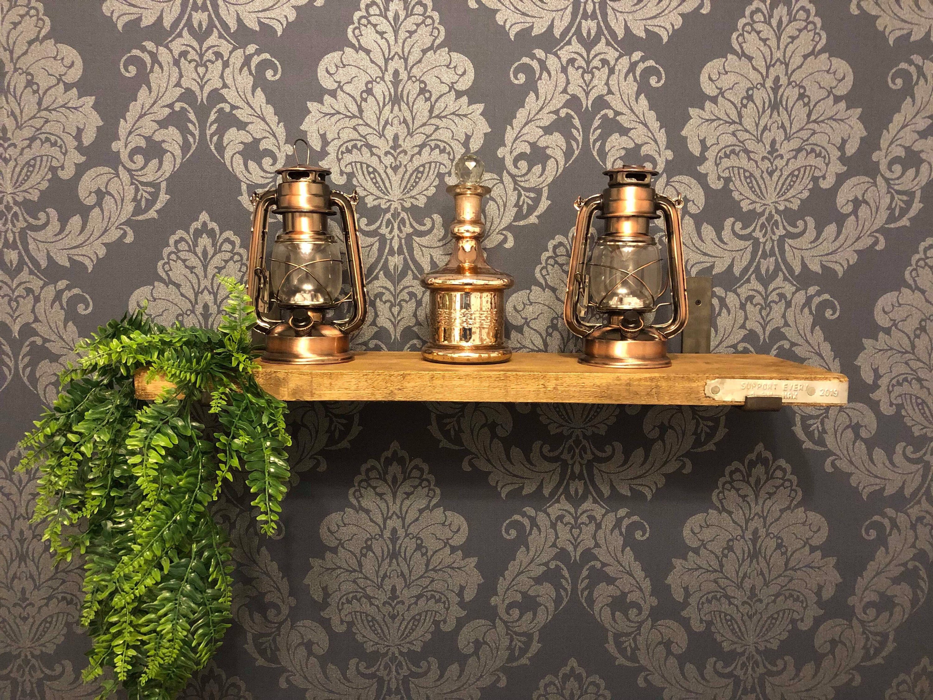 Solid Reclaimed Scaffold board shelves | Etsy