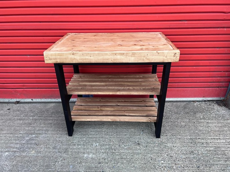 Rustic Farmhouse Thick Butchers Block - Etsy