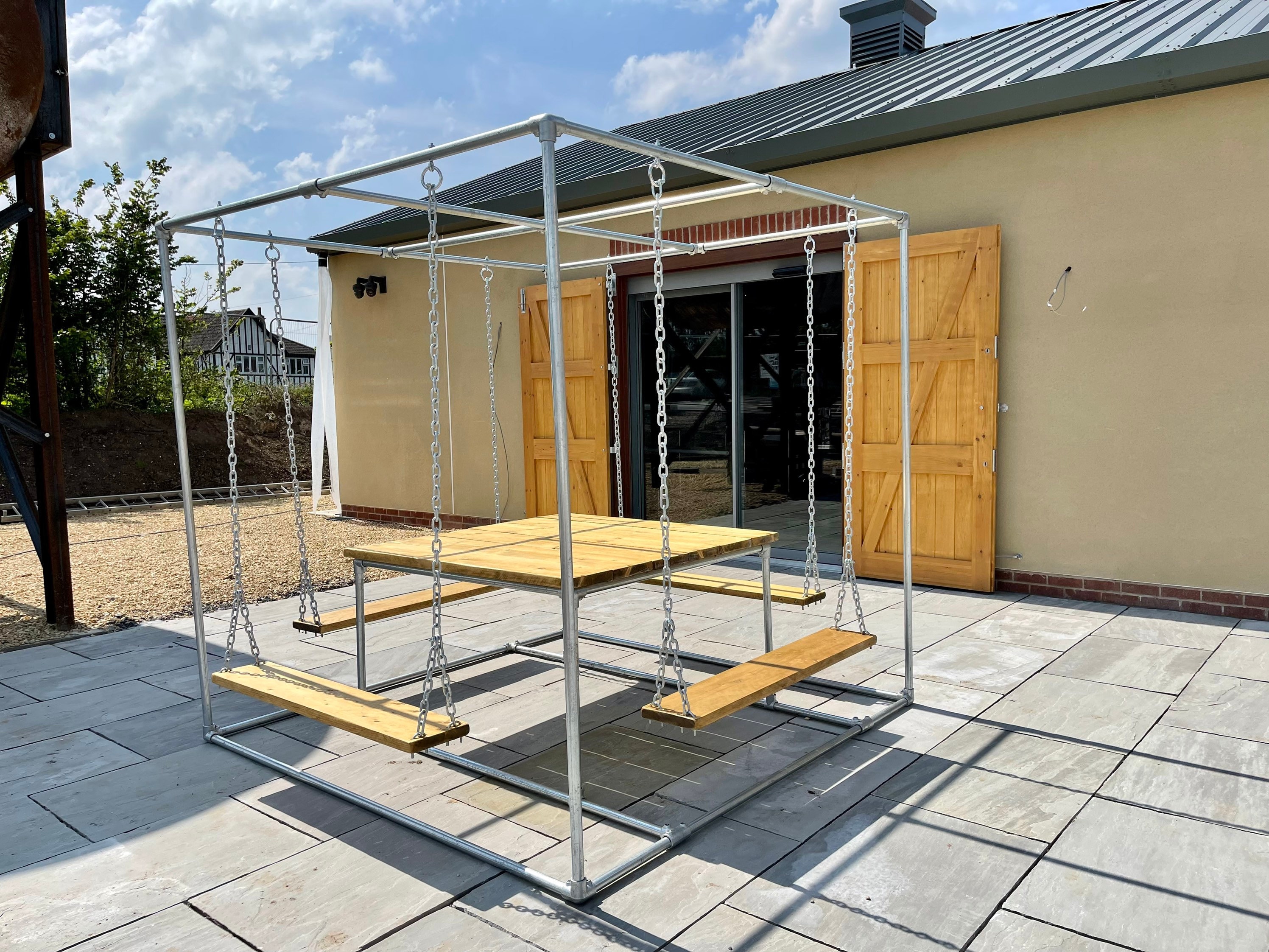 Outdoor Seating Set Swing Pod - Etsy UK