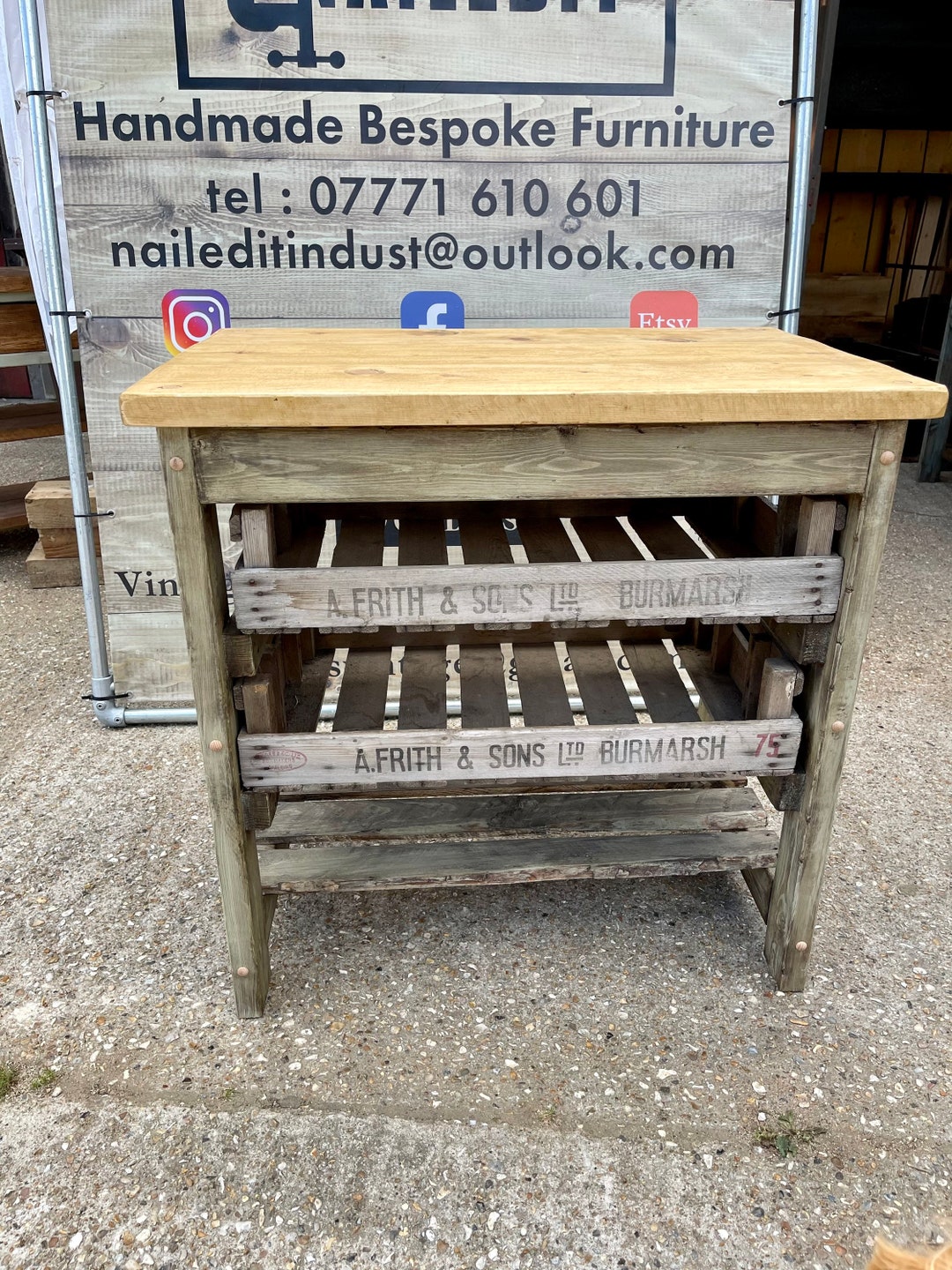 Butchers Blocks With Vegetable Trays - Etsy UK