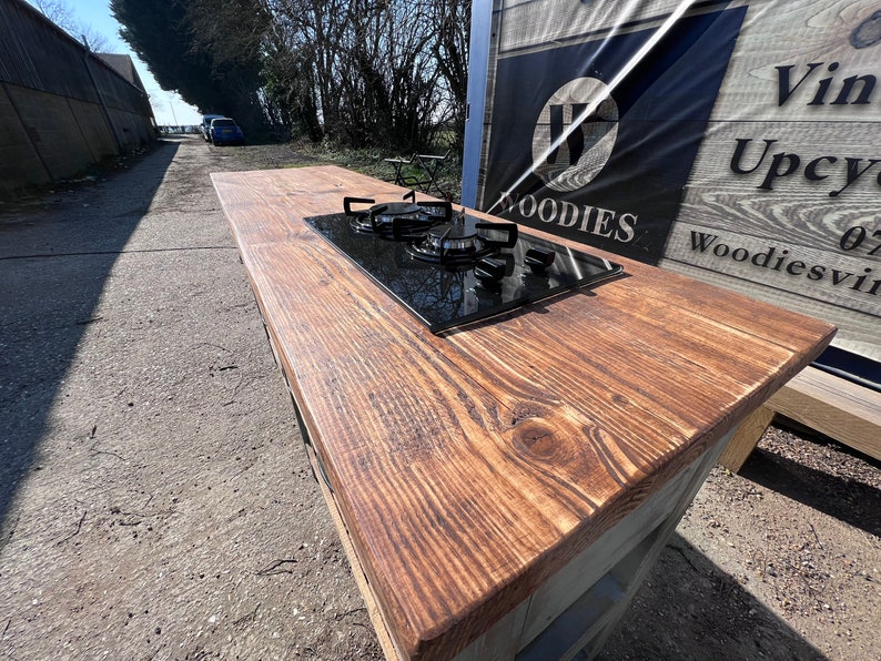 Integrated Hob Kitchen Island - Etsy