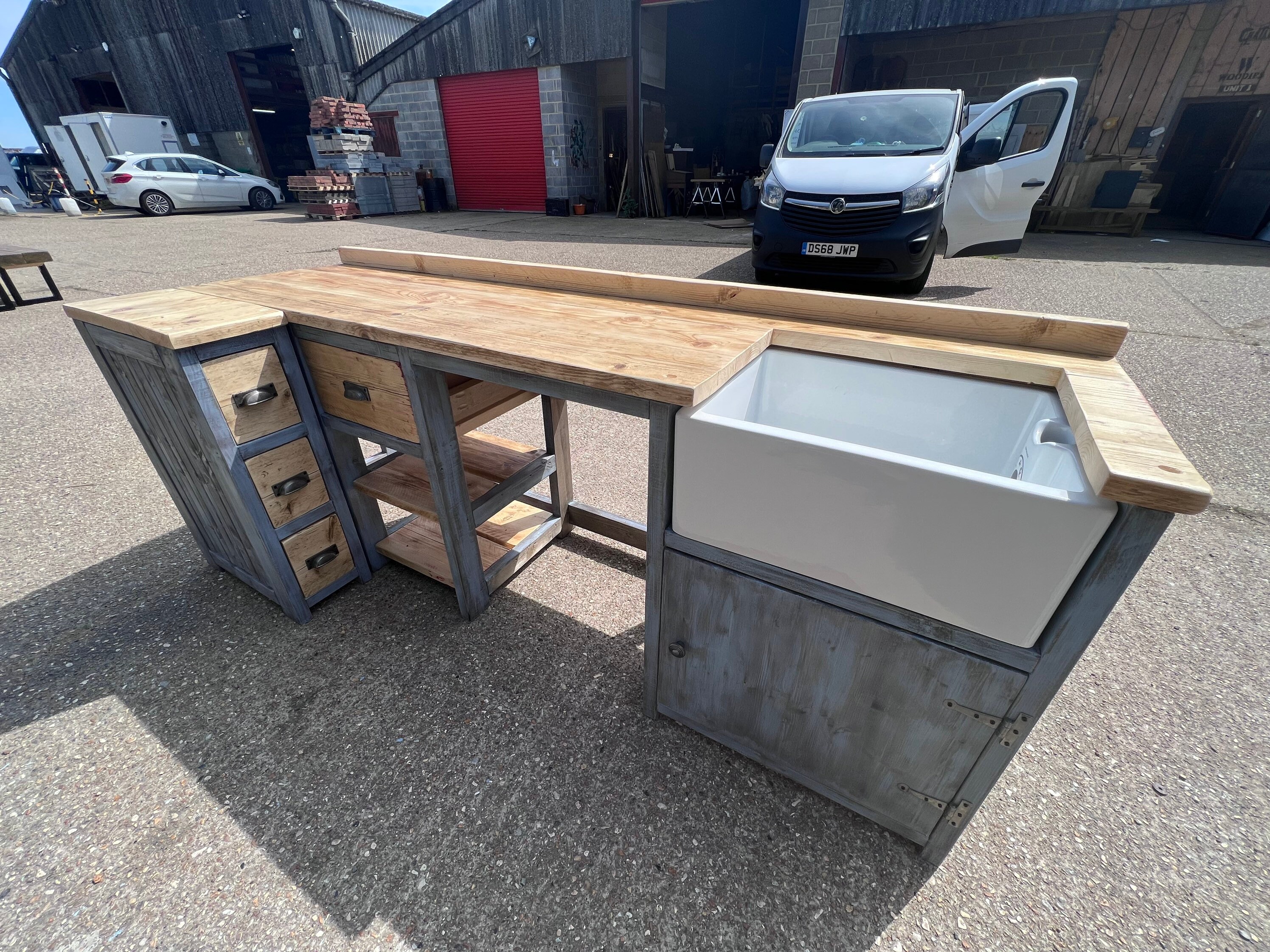 Bespoke Complete Freestanding Kitchen Set Up - Etsy UK