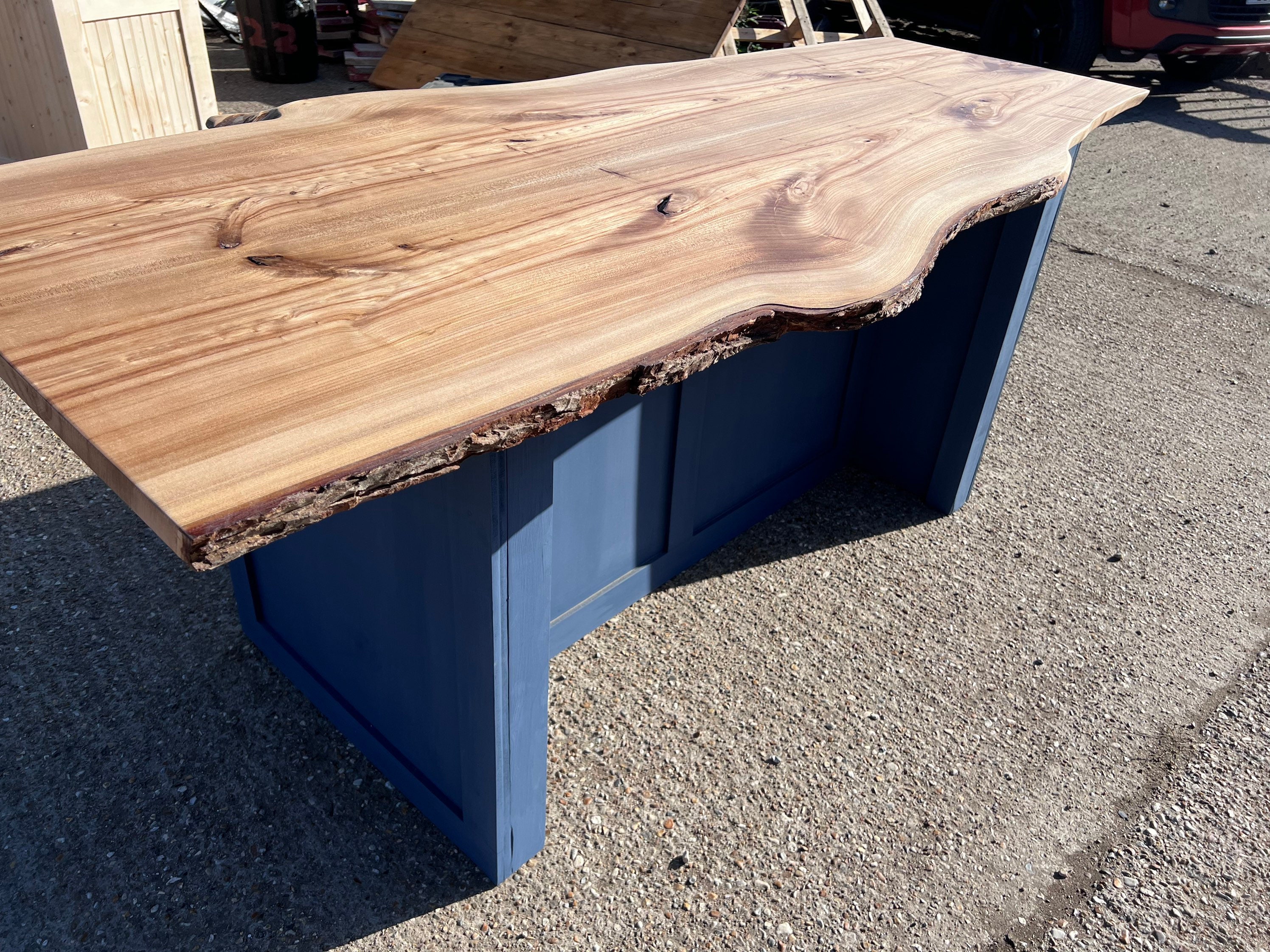 Rustic Live Edge Kitchen Islands - Etsy UK