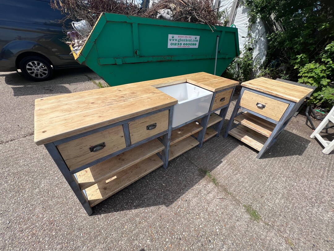 Full Bespoke Freestanding Kitchen Set Up - Etsy