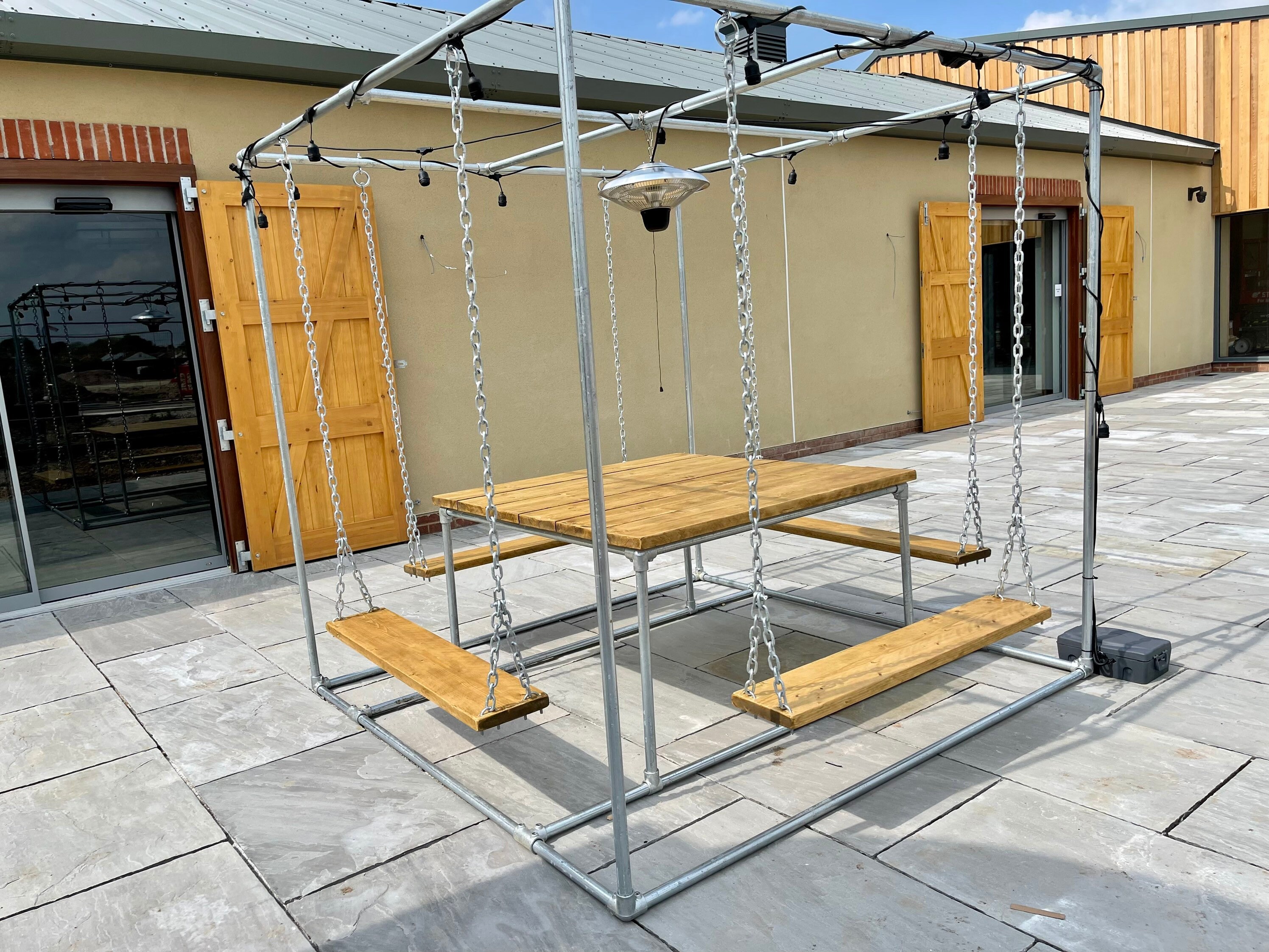 Outdoor Seating Set Swing Pod - Etsy UK