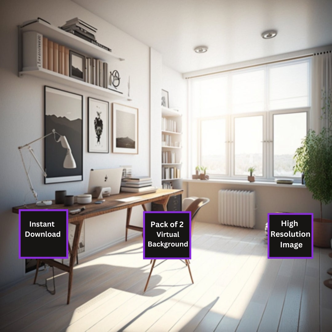 Zoom Virtual Backgrounds Virtual Backgrounds Office - Etsy