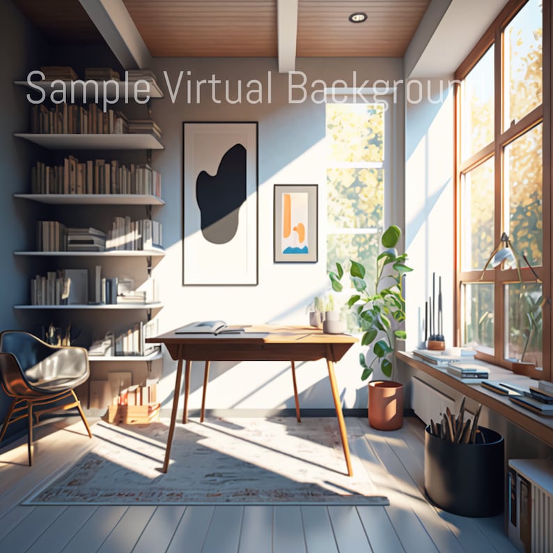 Zoom Virtual Backgrounds Virtual Backgrounds Office - Etsy