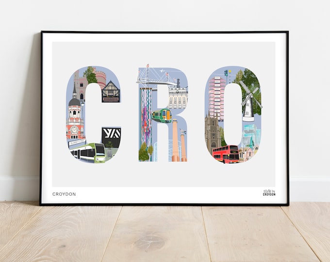 Croydon CR0 Artwork Croydon Art Croydon Print Croydon | Etsy UK