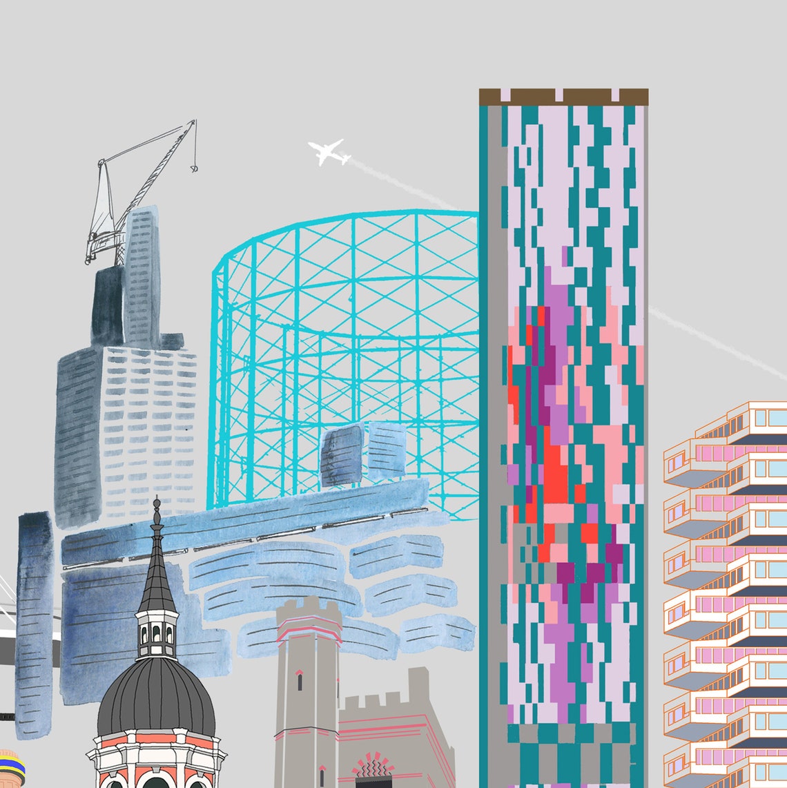 Croydon Artwork, Croydon Art, Croydon Print, Croydon Design, Croydon ...