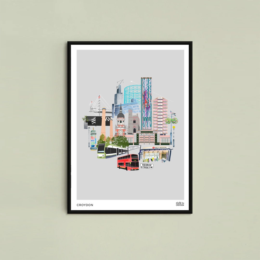 Croydon Artwork, Croydon Art, Croydon Print, Croydon Design, Croydon ...