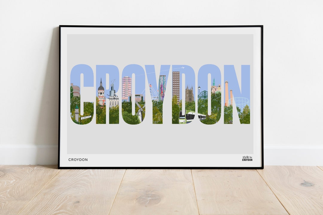 Impression Croydon, conception Croydon, illustration Croydon, affiche ...
