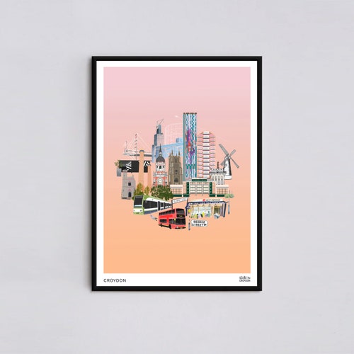 Croydon Poster | Etsy