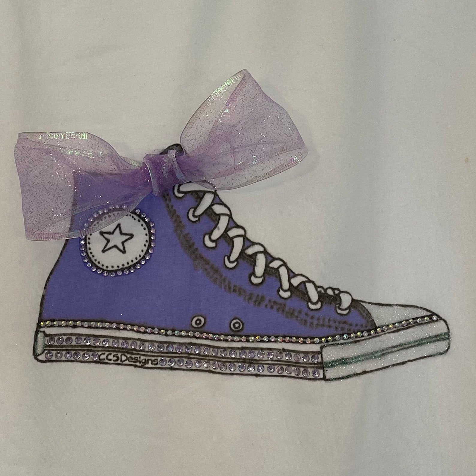 Coloured Converse Hand Drawn Tees - Etsy