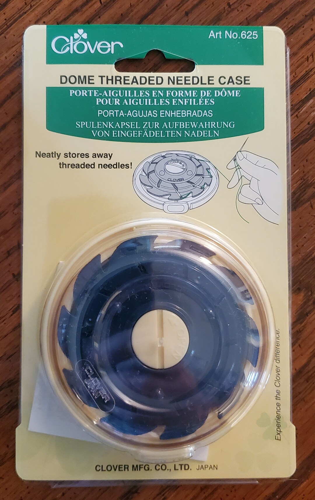 Clover Dome Threaded Needle Case Free Shipping - Etsy