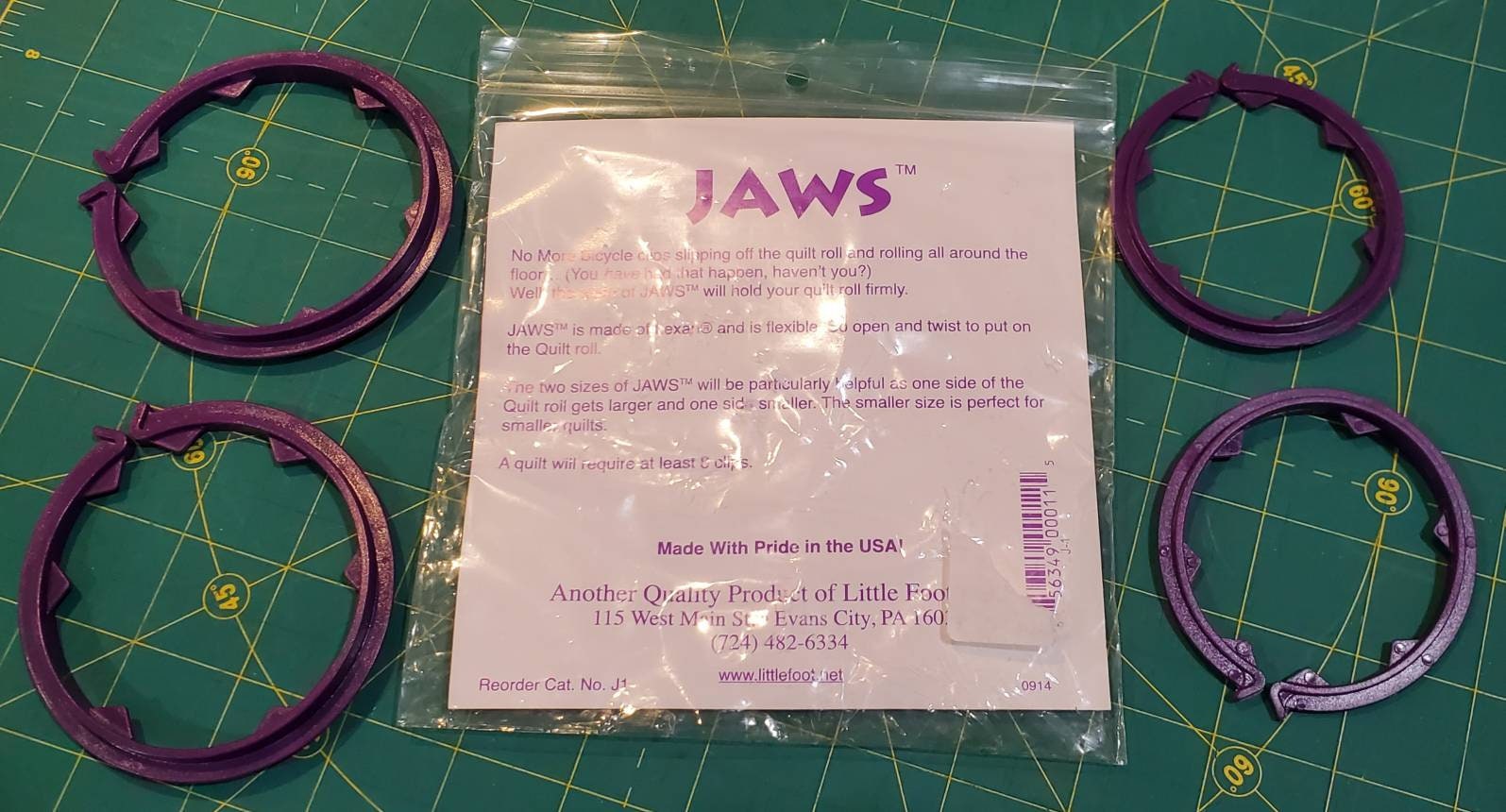 Jaws Quilt Clips Designed by Lynn Graves From Little Foot LLC Jaws ...