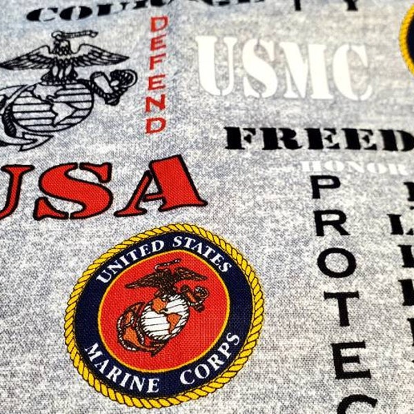 Usmc Fabric - Etsy