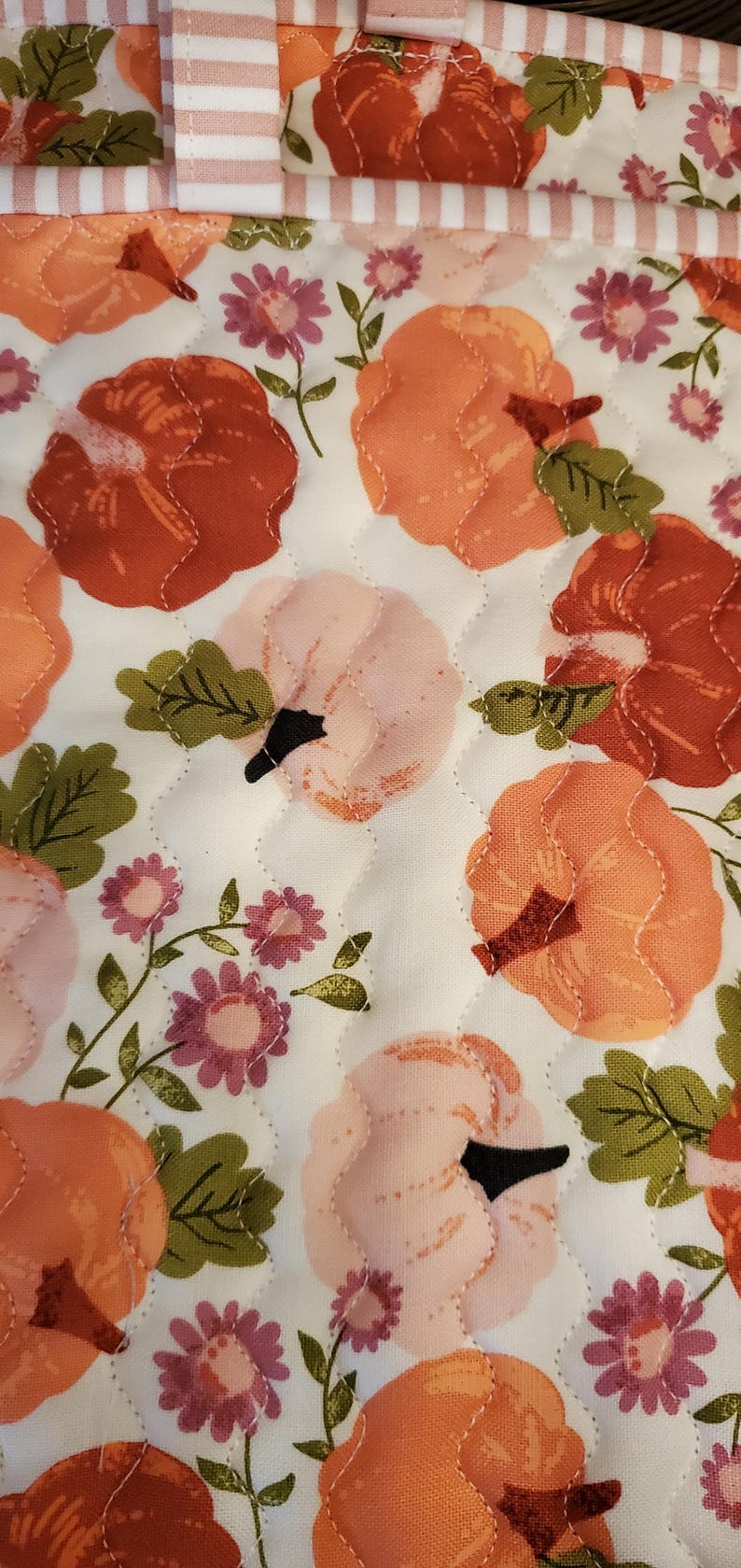 Potholders Reversible Set of Two Handmade Decorative Quilted Potholders ...