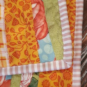 Potholders Reversible Set of Two Handmade Decorative Quilted Potholders ...