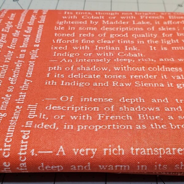 Text Print Fabric - Etsy