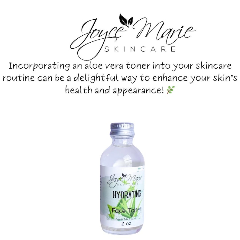 Green Tea & Aloe Face Toner - Natural Acne Relief | Nourishing Skincare ...