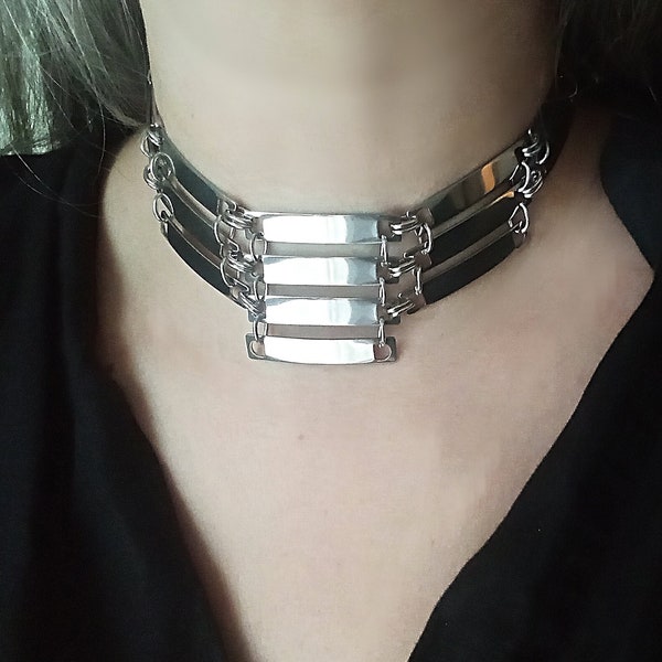 Metal Choker - Etsy