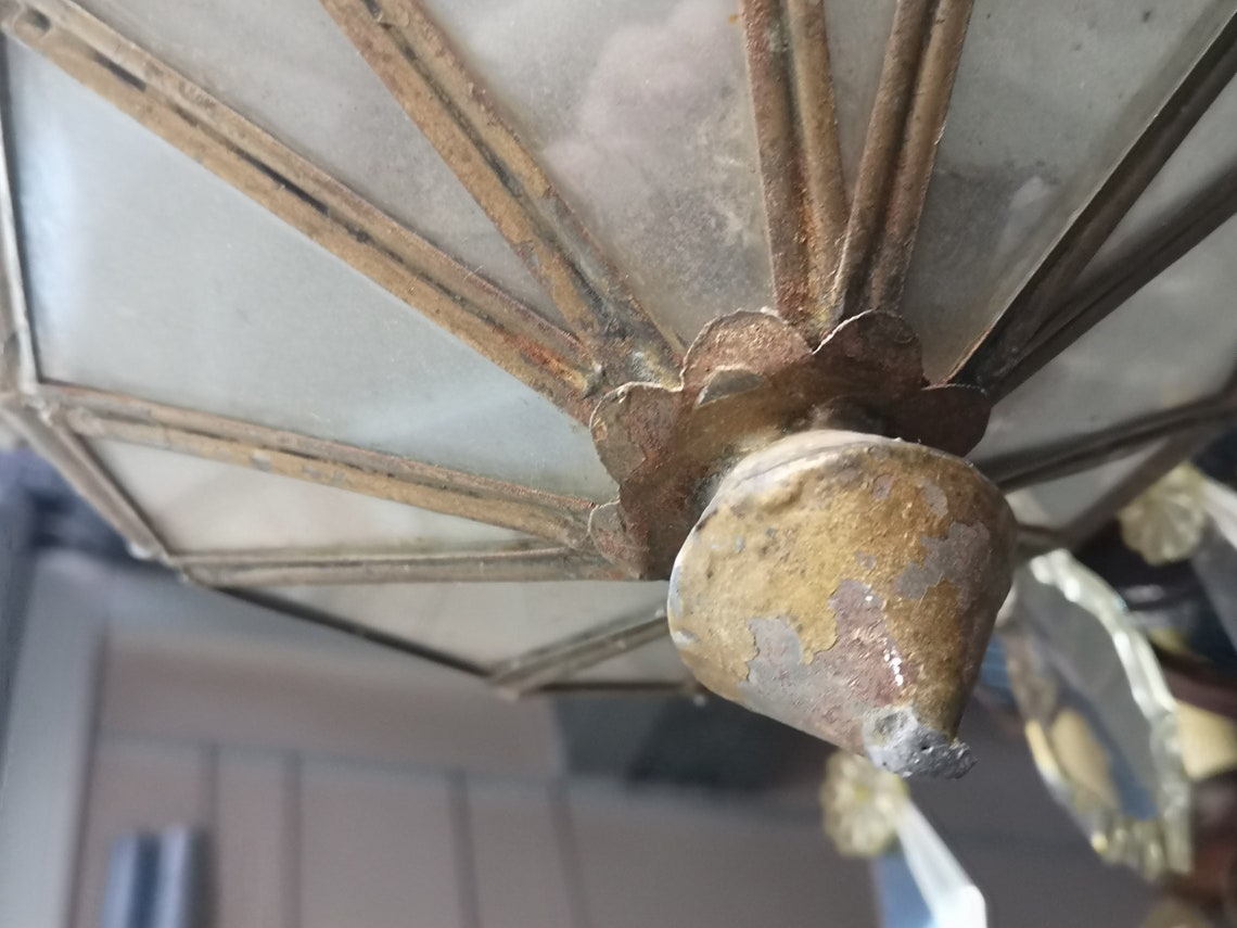 Gothic Lantern Light Fixture Outdoor Patio Glass Lantern - Etsy