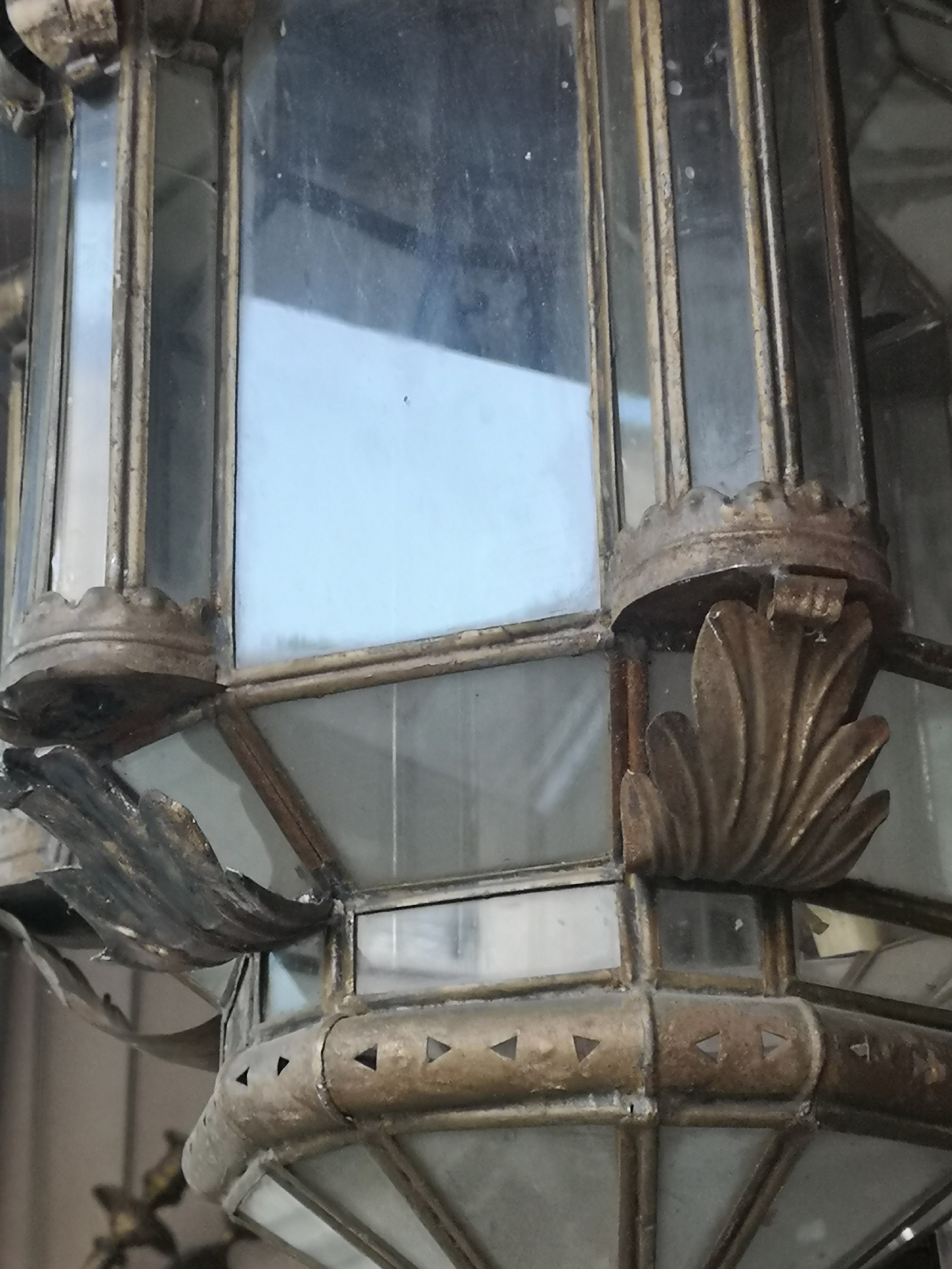 Gothic Lantern Light Fixture Outdoor Patio Glass Lantern - Etsy