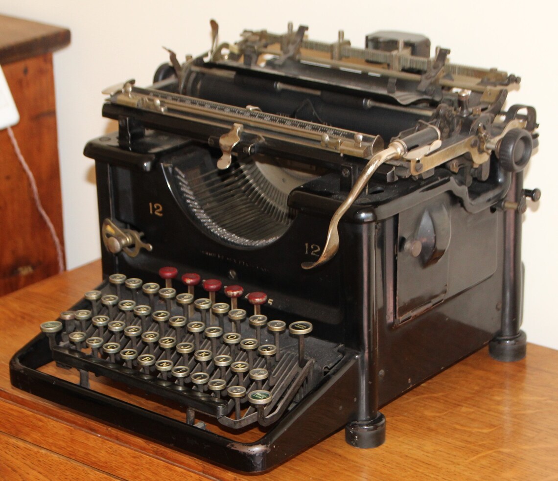 Antique Typewriter Vintage Remington Standard No 12 Typewriter ...