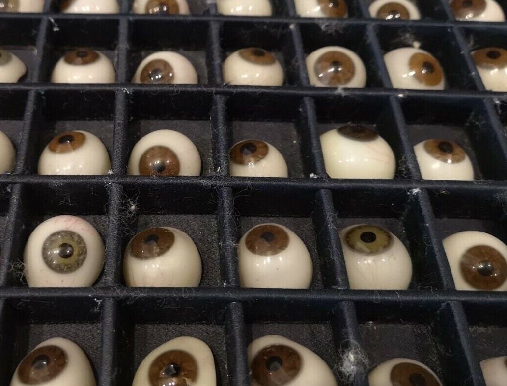 Medical Antiques Antique Glass Eyes Real Glass Eyes Antique Eyes ...