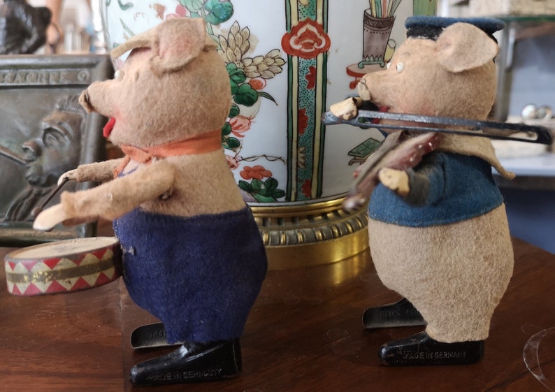 Vintage German 30s Toy Pig Figurine Pig Automata Pig Automaton - Etsy