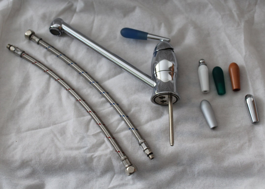 TAP 6 Handles Vintage Style Mixer Tap Faucet Bathroom Kitchen Basin ...